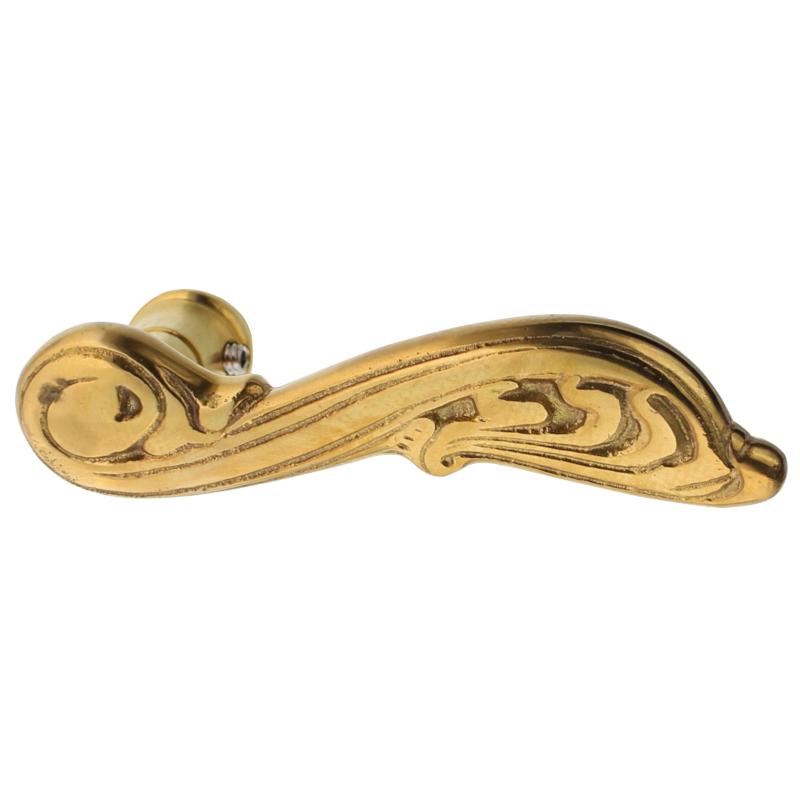 Messing Türklinke patiniert - bei Ventano bestellen