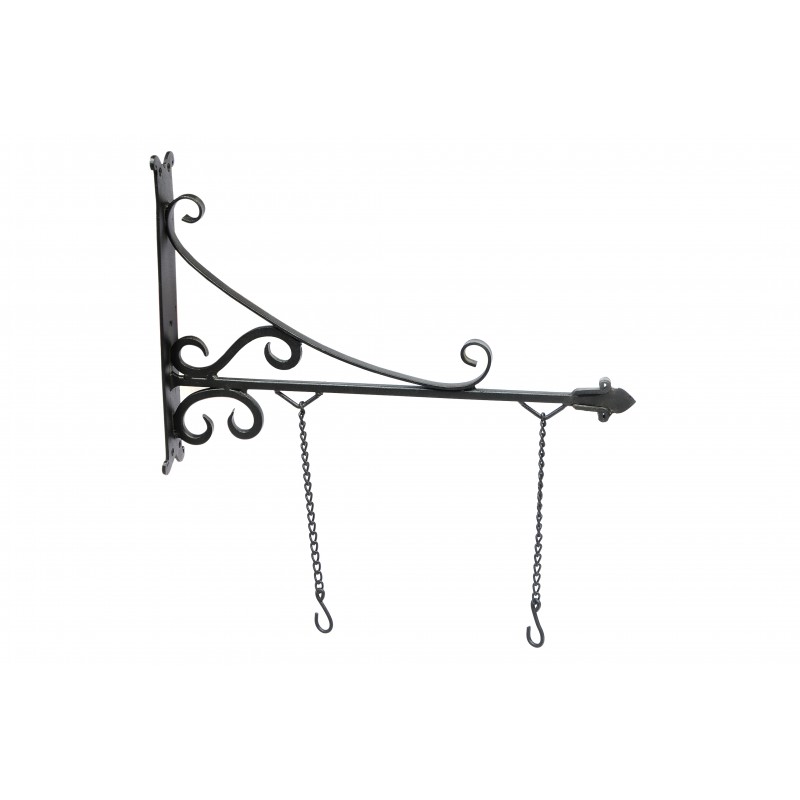 Wandwinkel antik, Schilderhalter verziert aus Eisen handgefertigt ...